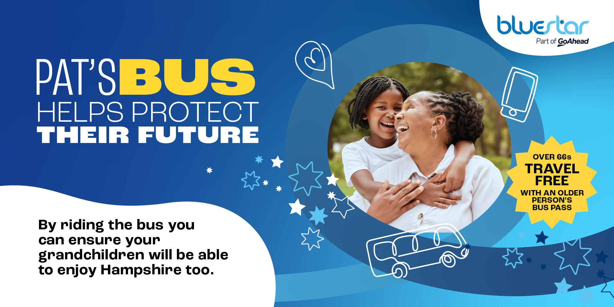 Find Out What YOU Can Do On Our Bus Bluestar